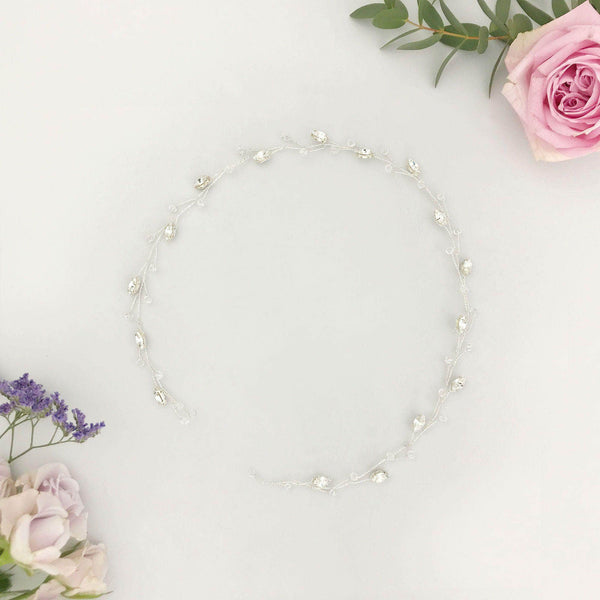 Floral extra long hair vine - 'Jaime'